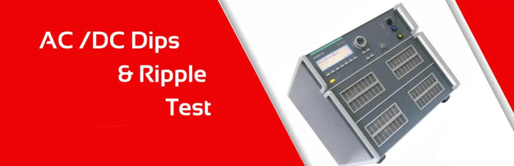 AC / DC Dips & Ripple Test - ARRAA Labs